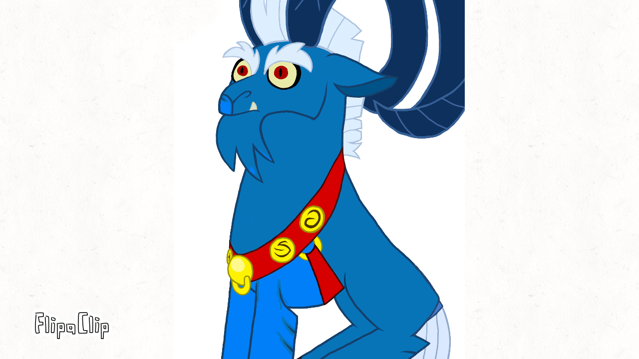 #2058707 - safe, artist:php185, grogar, goat, g4, animated, blinking ...