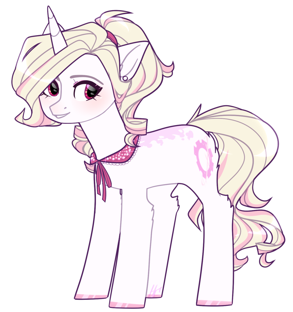 #2080432 - safe, artist:holocorn, oc, oc only, pony, unicorn, smiling ...