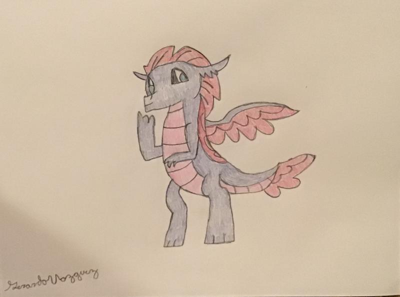 #2080635 - safe, artist:vazquezg19, ocellus, smolder, oc, oc only, oc ...