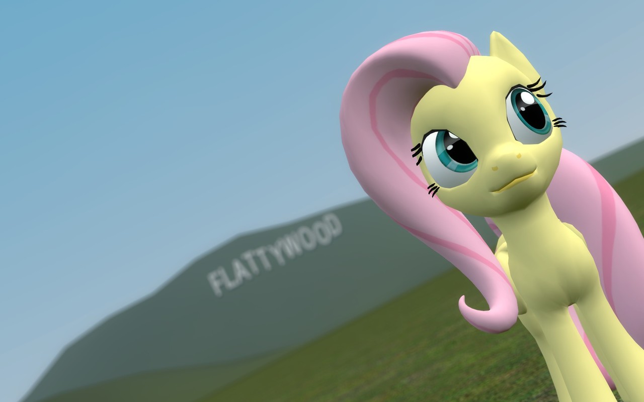 #2088112 - safe, artist:redshotcreation, fluttershy, pony, g4, 3d ...