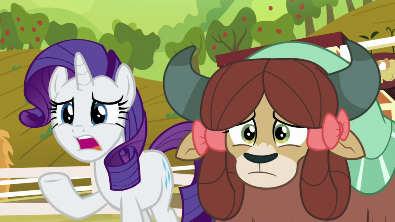 #2089416 - safe, screencap, rarity, yona, yak, g4, my little pony ...