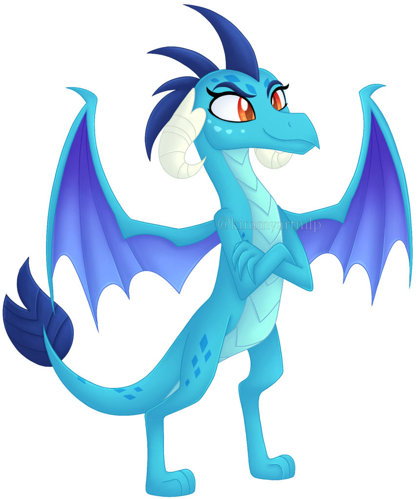 #2092198 - safe, artist:kimmyartmlp, princess ember, dragon, pony, g4 ...