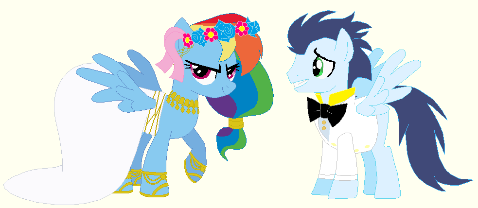 #2092717 - safe, artist:unicornsmile, rainbow dash, soarin', pony ...