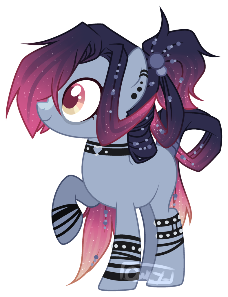 #2093135 - safe, artist:vintage-owll, oc, oc only, oc:emo night, earth ...