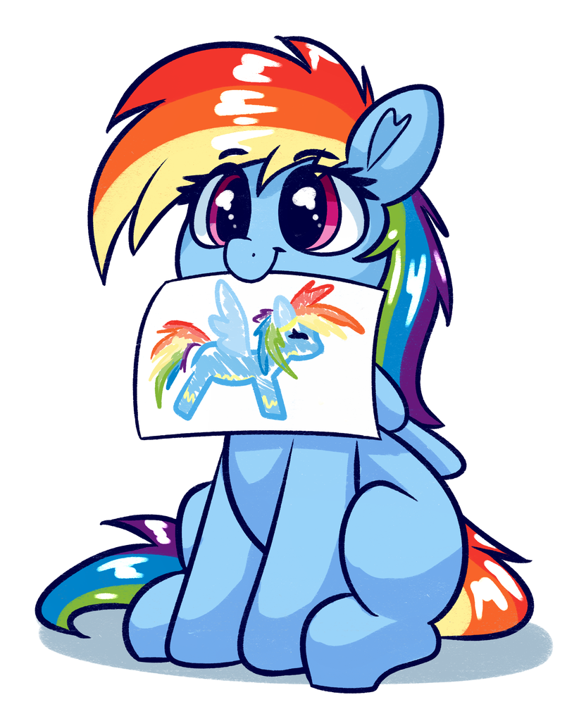 #2081512 - safe, artist:graphene, rainbow dash, pegasus, pony, g4, :t ...