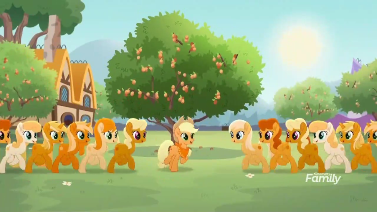 #2081597 - safe, screencap, applejack, earth pony, pegasus, pony ...