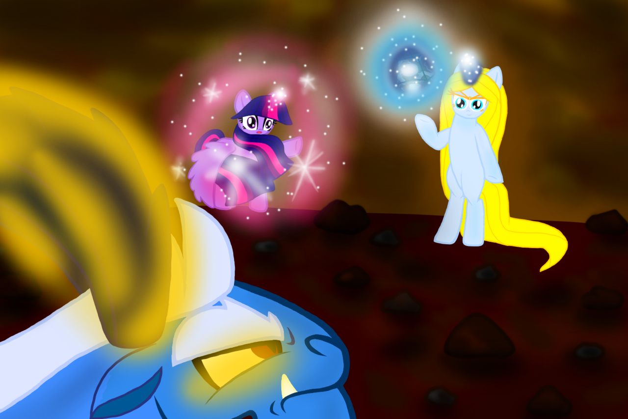 #2097007 - safe, artist:php185, grogar, twilight sparkle, oc, alicorn ...