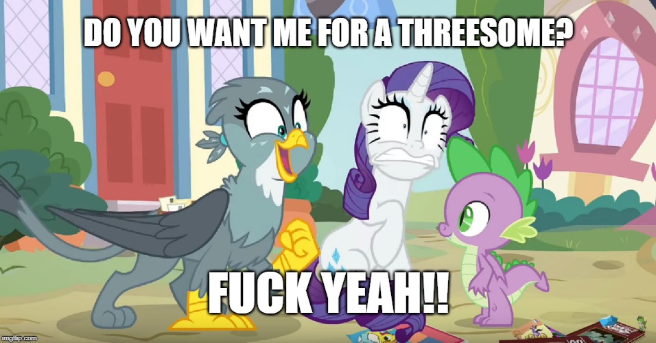 #2097216 - suggestive, edit, edited screencap, screencap, gabby, rarity ...