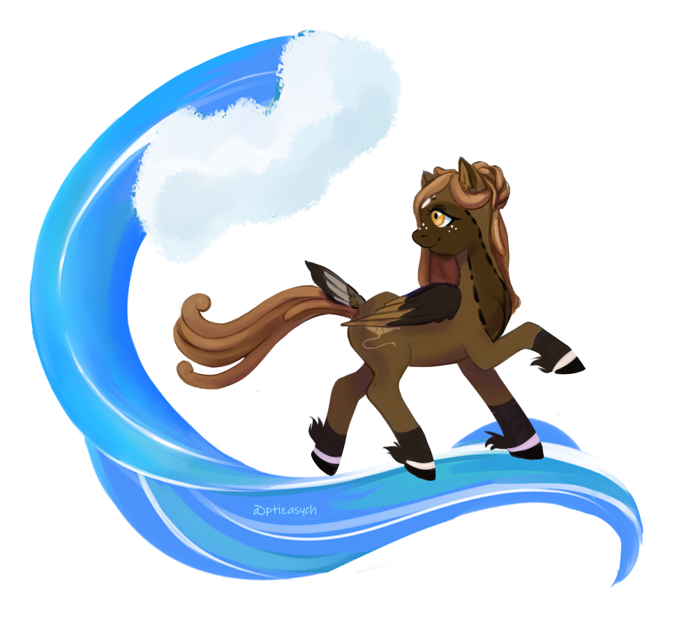 #2098877 - safe, artist:ptiza, oc, oc only, oc:island breeze, pegasus ...