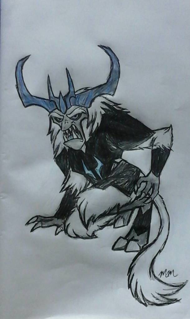 #2101484 - safe, artist:ruthpainter, storm king, yeti, my little pony ...