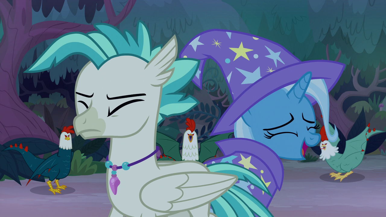 #2103942 - safe, screencap, terramar, trixie, classical hippogriff ...