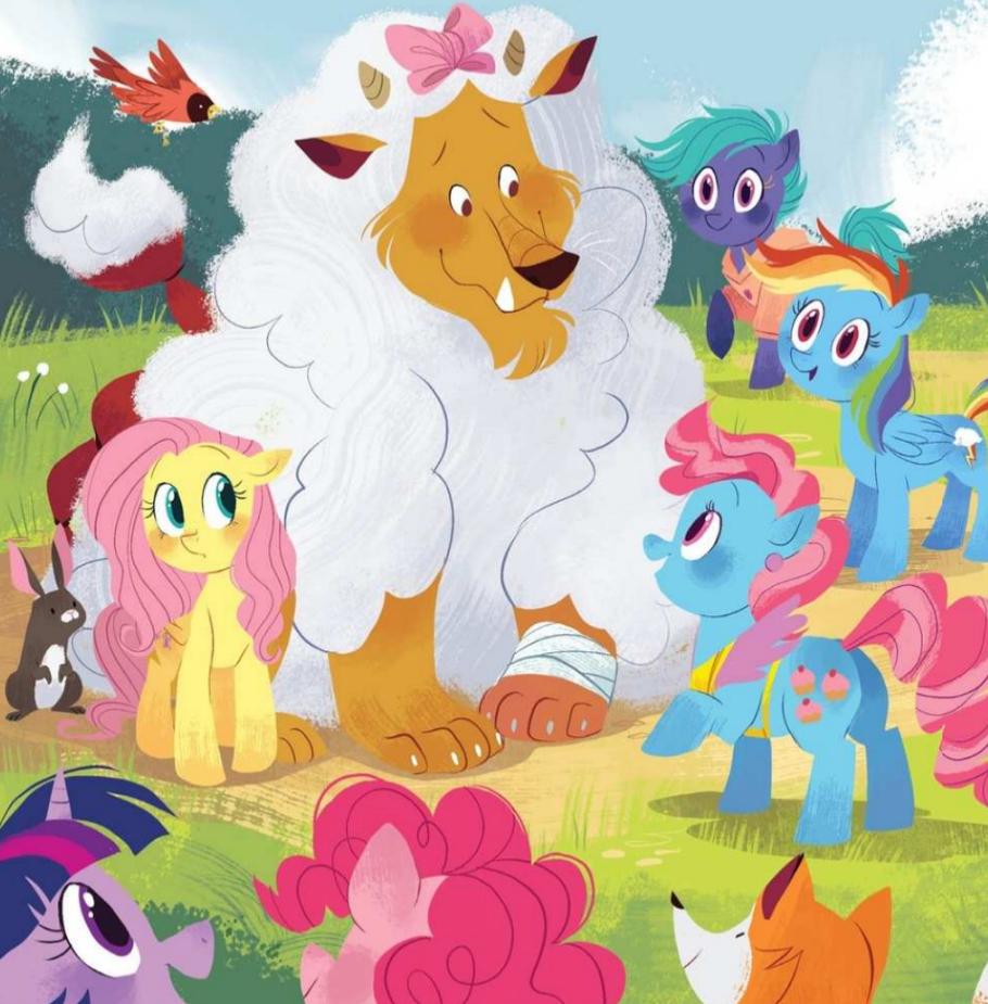 #2081802 - safe, artist:zoe persico, cup cake, fluttershy, manny roar ...
