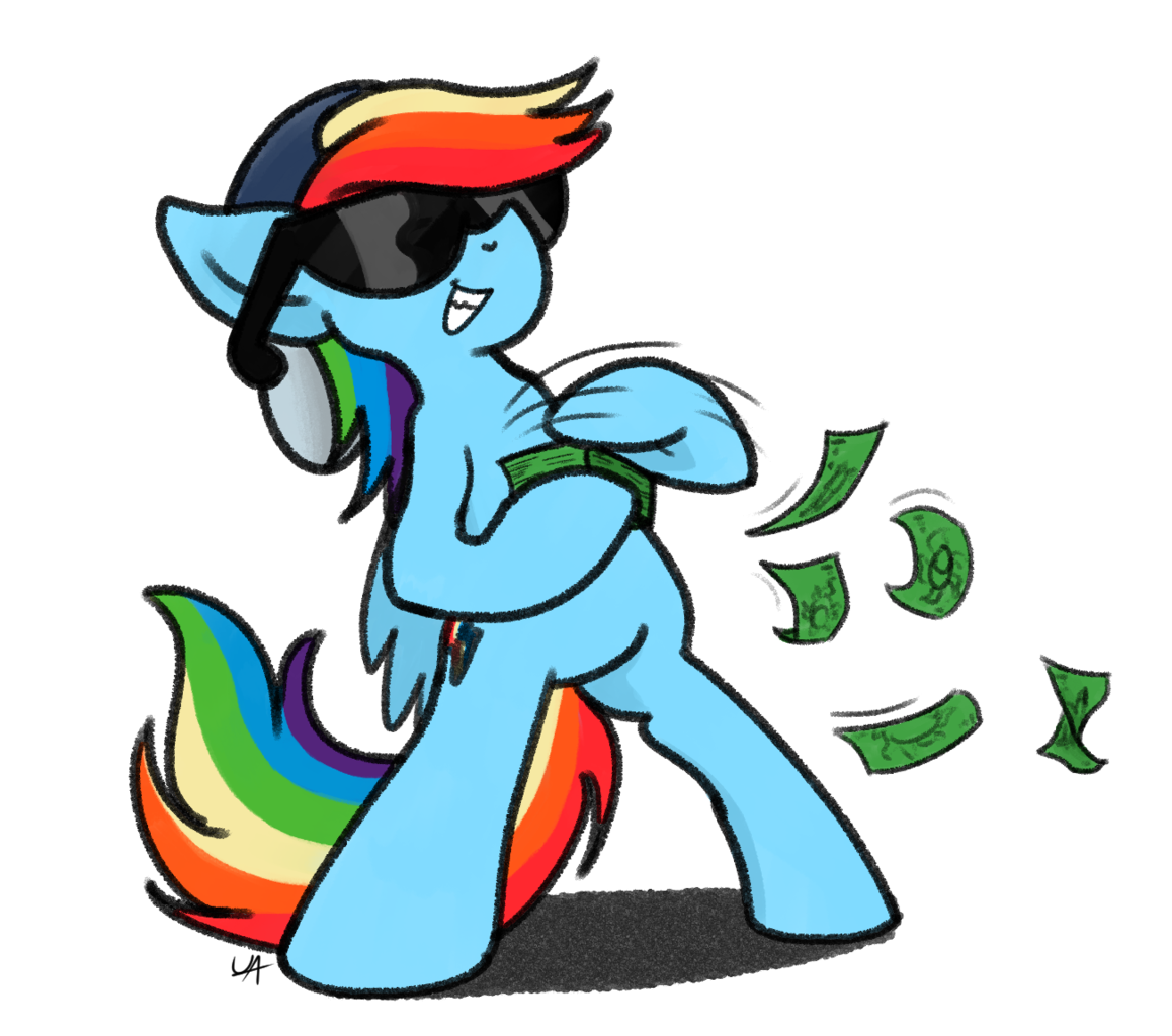 #2105676 - safe, artist:underwoodart, rainbow dash, pegasus, pony, g4 ...