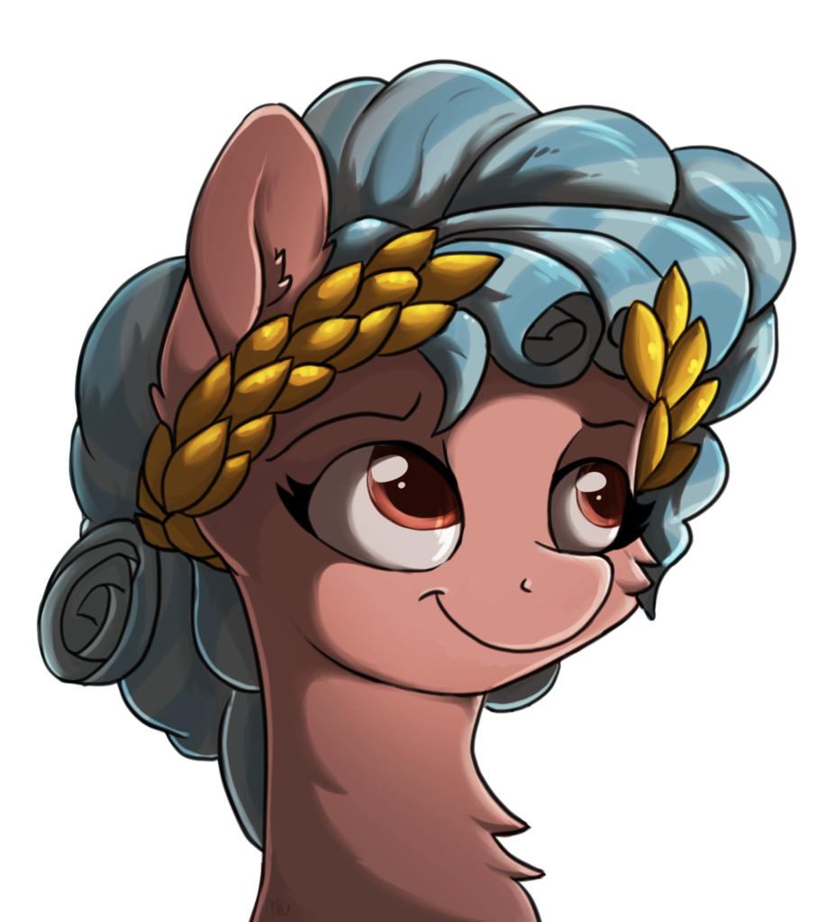 #2083000 - safe, artist:nighty, cozy glow, earth pony, pony, g4, bust ...