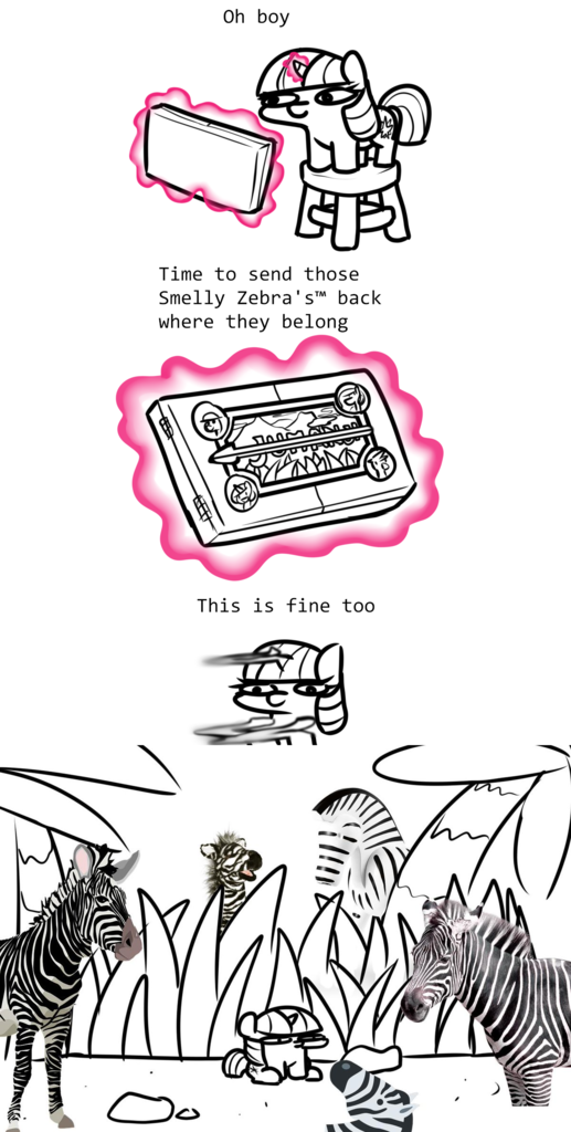 #2083154 - safe, artist:lockheart, twilight sparkle, unicorn, zebra, g4, comic, jumanji ...