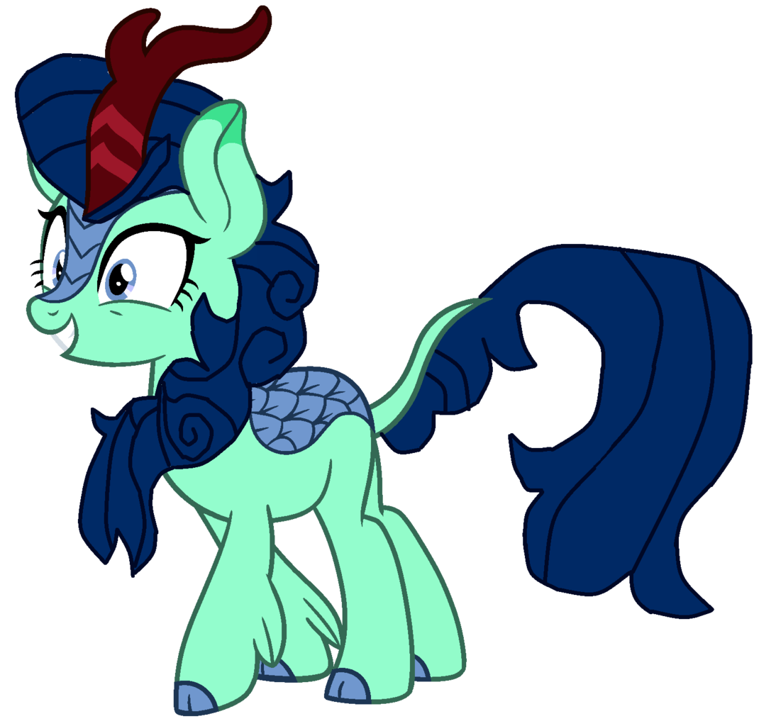 #2086632 - safe, artist:digigex90, oc, oc:winter green, kirin, kirin oc, simple background ...