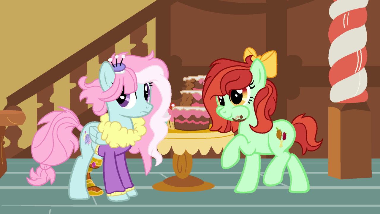 #2087054 - safe, artist:thatonefluffs, candy apples, kerfuffle, g4 ...