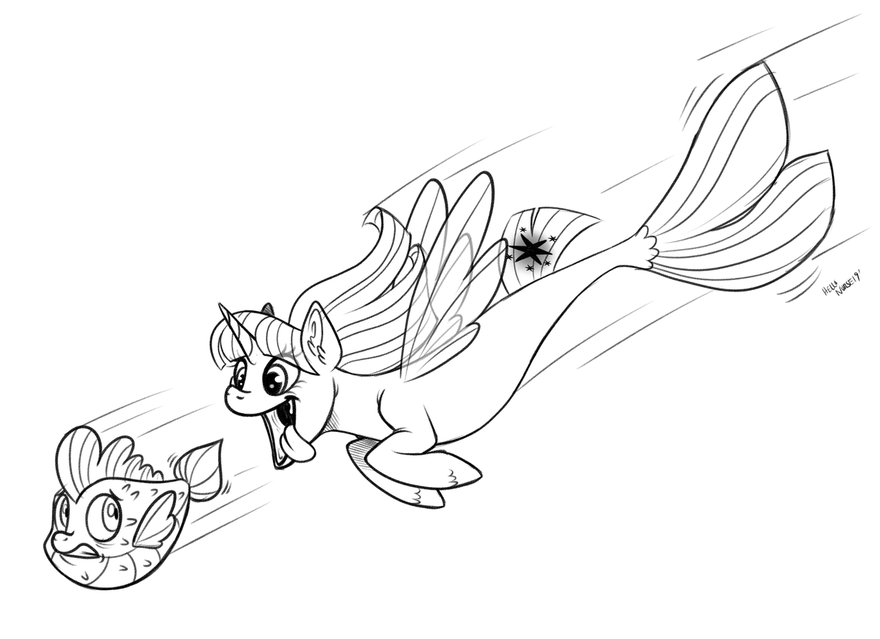 #2115048 - suggestive, artist:hellonurse, spike, twilight sparkle ...