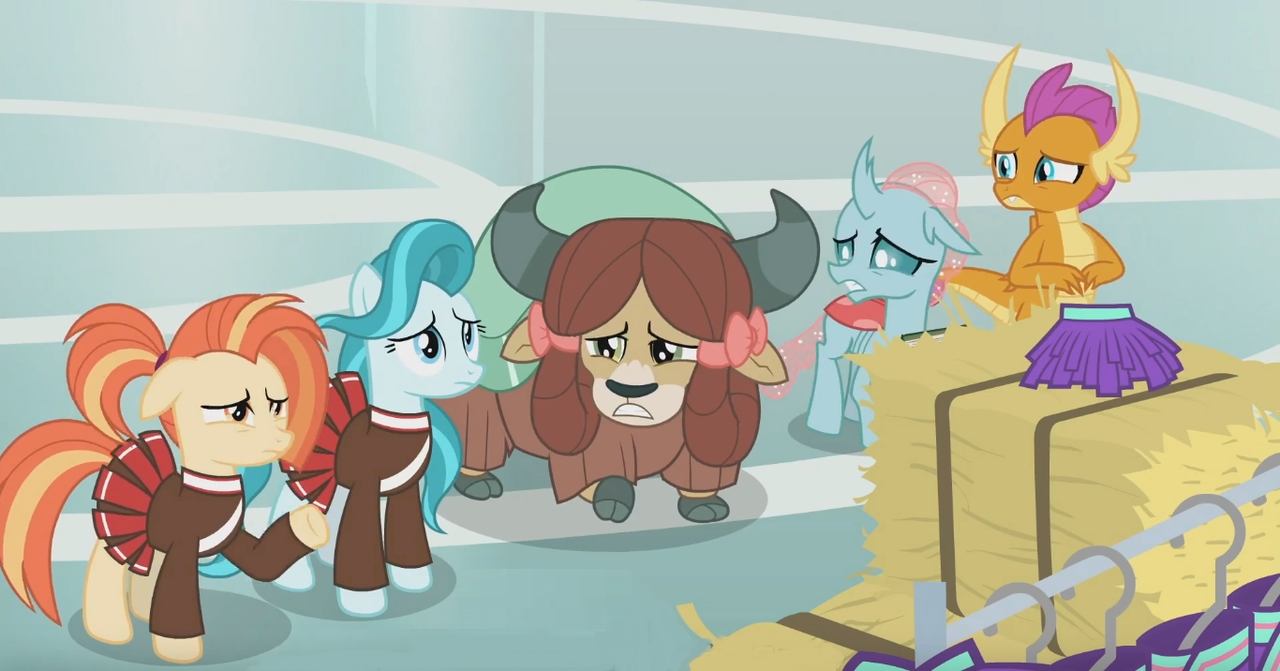 #2115788 - safe, screencap, lighthoof, ocellus, shimmy shake, smolder ...