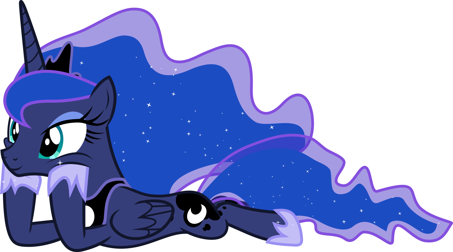 #2116491 - safe, artist:frownfactory, princess luna, alicorn, pony ...