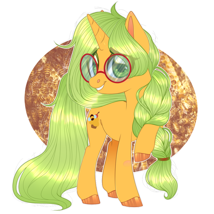 #2117973 - safe, artist:sadelinav, oc, oc only, oc:honey nevaeh, pony ...