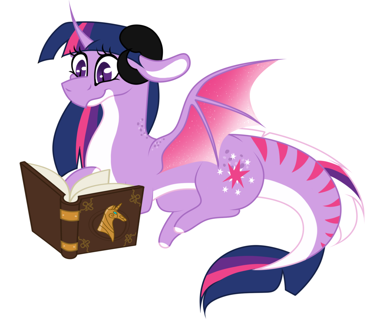 #2118016 - safe, artist:1joshlerr, twilight sparkle, dragon, book ...