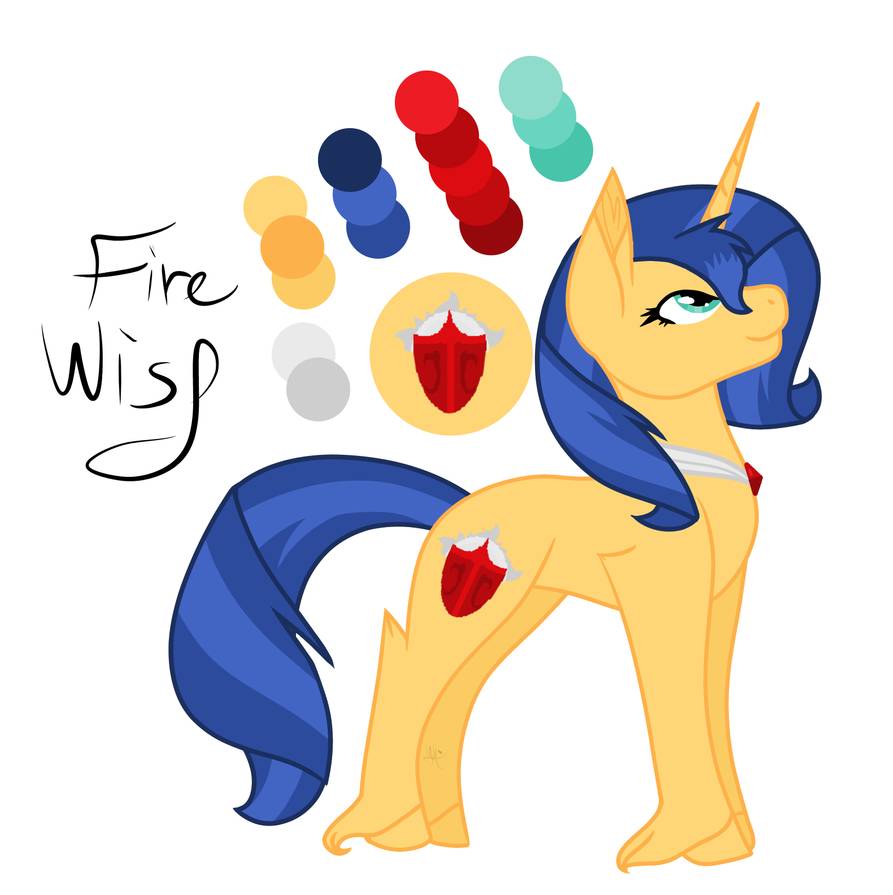 #2118983 - safe, artist:wispyaxolotl, oc, oc:fire wisp, pony, unicorn, female, mare, offspring ...