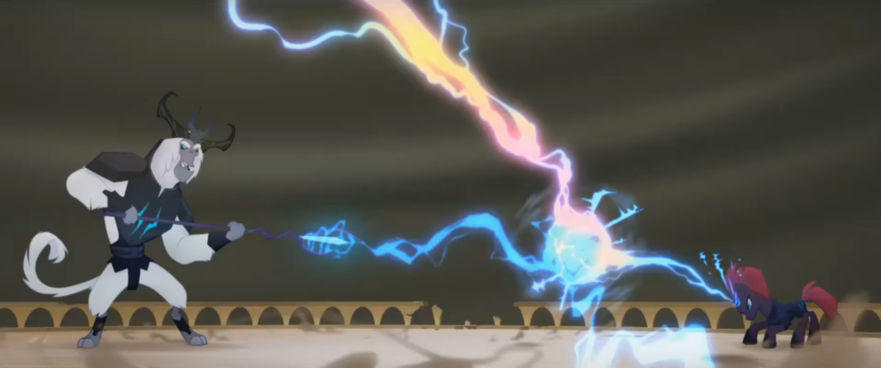 #2120247 - safe, screencap, storm king, tempest shadow, pony, unicorn ...