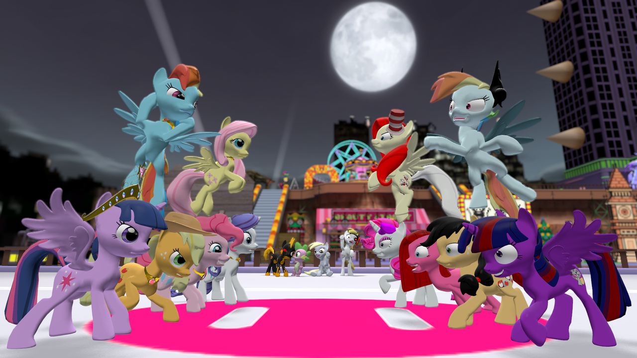 #2120785 - safe, artist:theinvertedshadow, applejack, derpy hooves ...