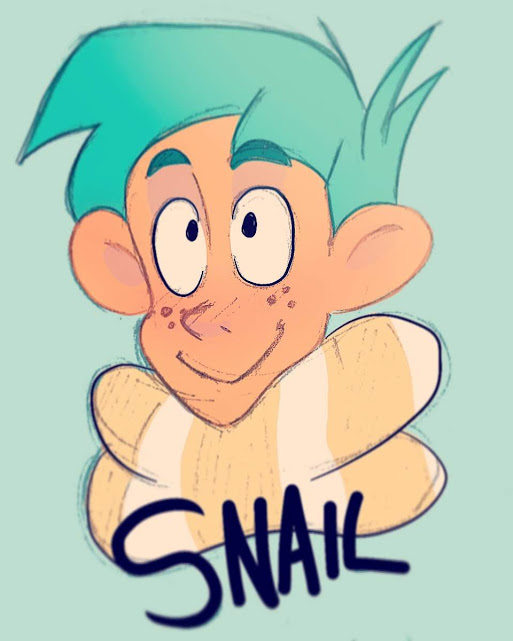 #2122289 - safe, artist:ollypopartz, snails, human, g4, bust, cute ...