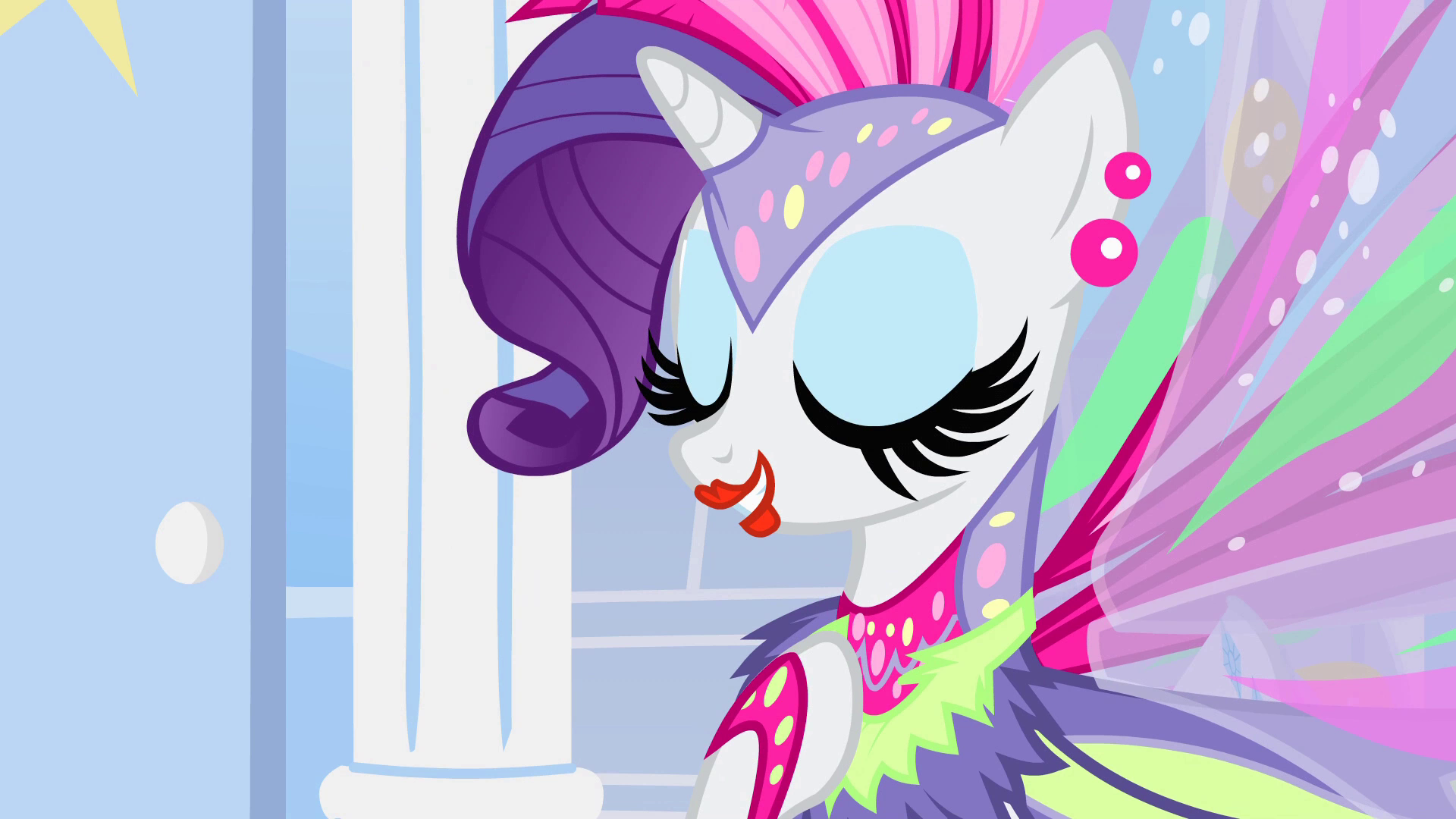 #2107196 - safe, screencap, rainbow dash, rarity, pegasus, pony ...