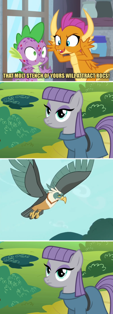 #2124625 - safe, edit, edited screencap, screencap, maud pie, smolder ...