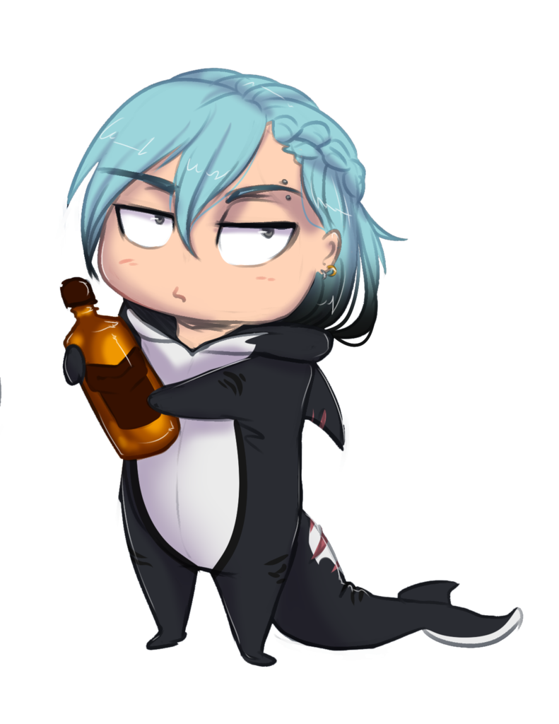 #2124869 - safe, artist:askbubblelee, oc, oc only, oc:mako, human, orca ...