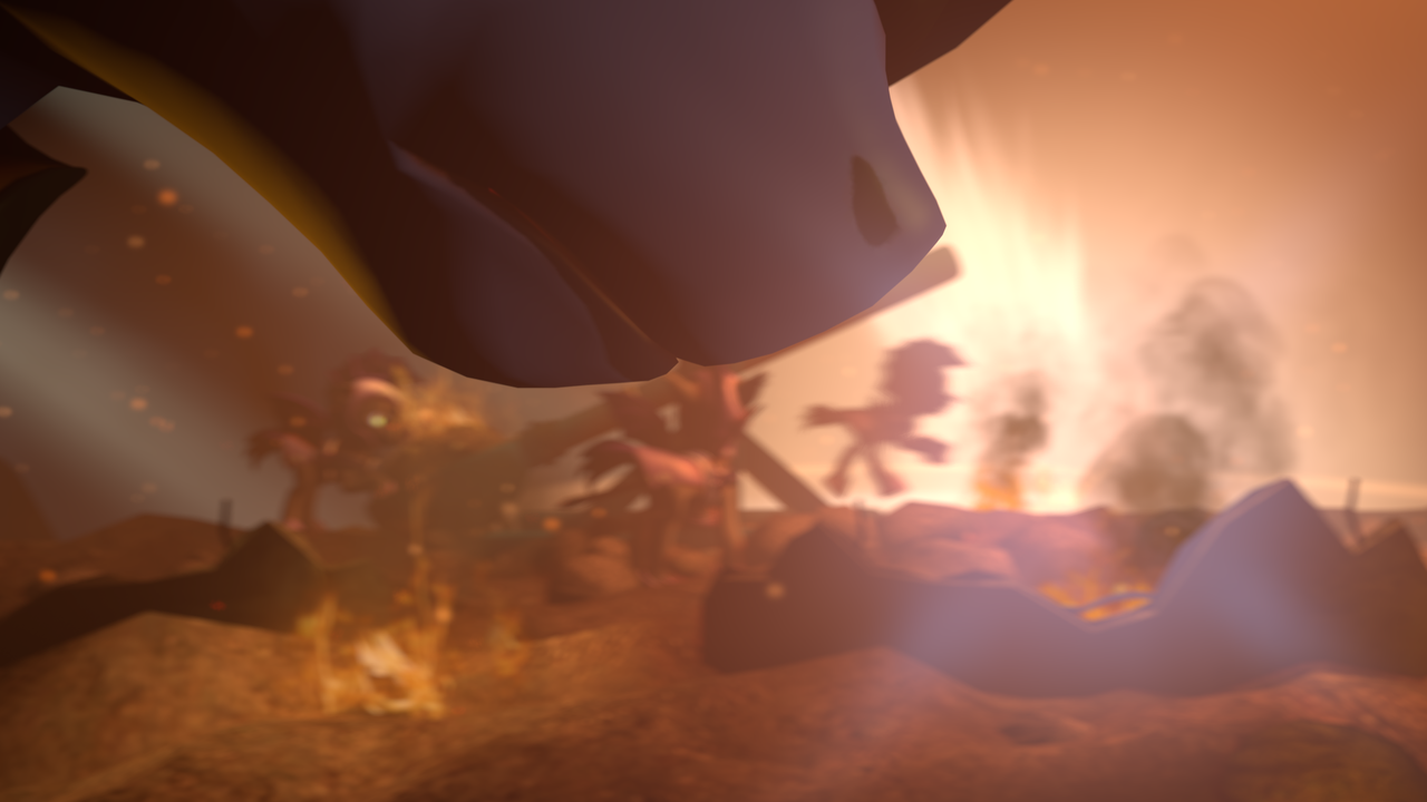 #2125733 - safe, artist:twilighlot, princess luna, pony, 3d, explosion ...