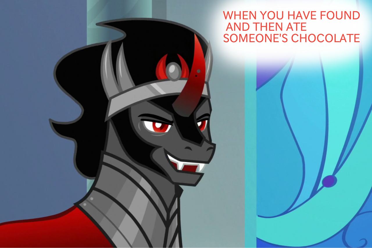 #2129366 - safe, edit, edited screencap, screencap, king sombra, pony ...