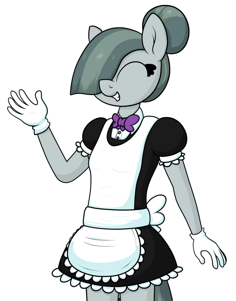 #2130905 - safe, artist:moonatik, marble pie, earth pony, anthro, g4 ...