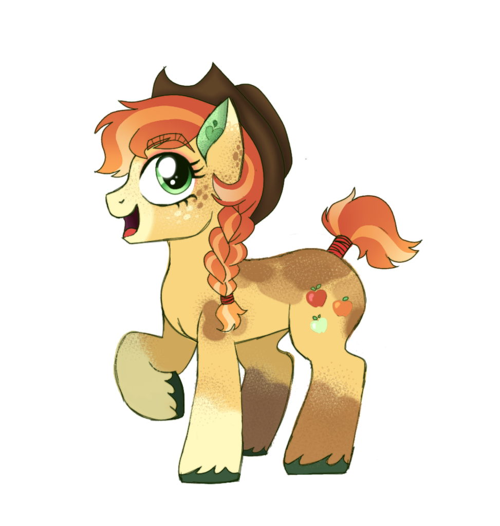 #2112724 - safe, artist:unoriginai, applejack, earth pony, pony ...