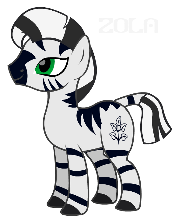 #2142007 - safe, artist:thunder-blur, oc, oc:zola, zebra, simple ...