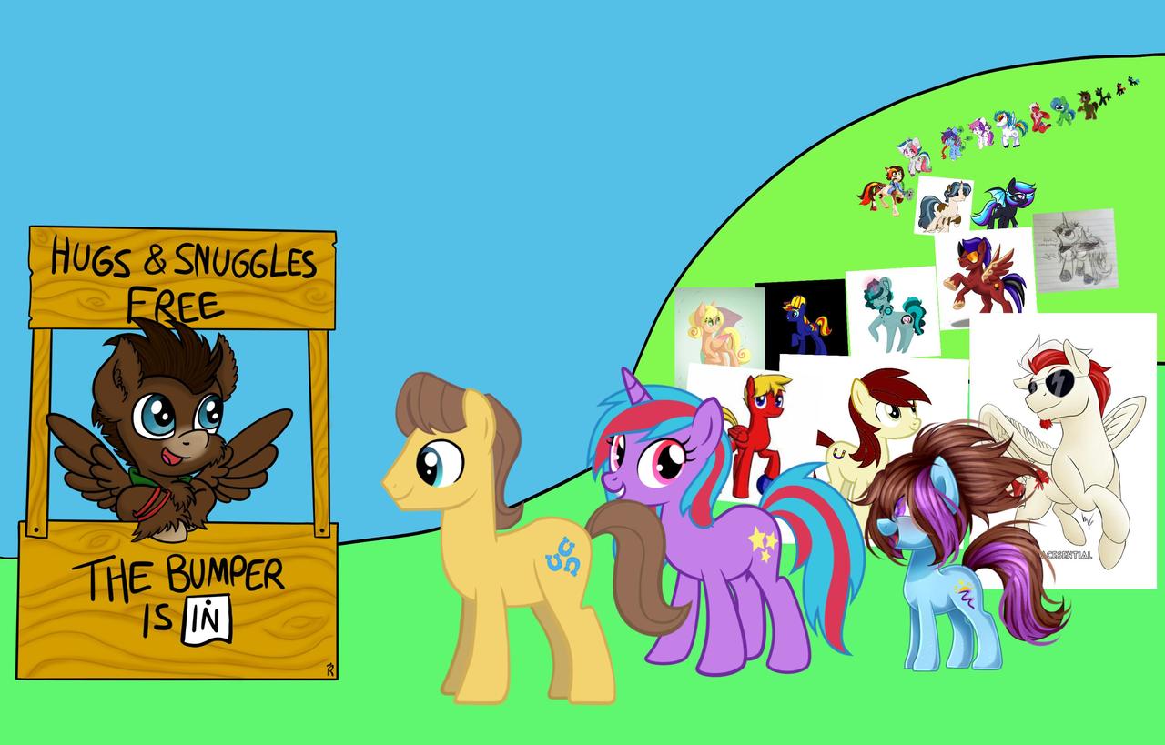 #2143603 - safe, artist:dawn-designs-art, caramel, oc, oc:alope ruby aspendale, oc:amethyst, oc ...