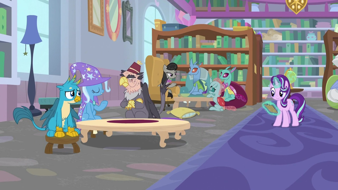 #2147360 - safe, screencap, carapace (g4), gallus, grampa gruff ...