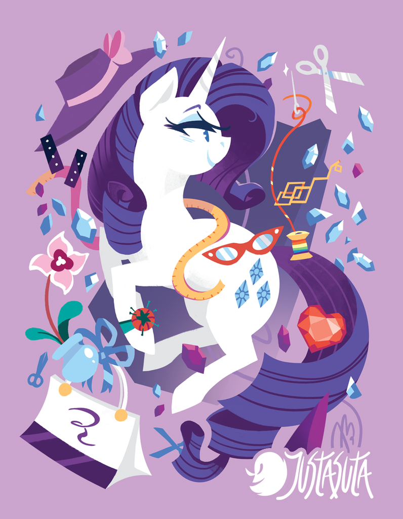 #2147505 - safe, artist:justyna babinska, part of a set, rarity, pony ...