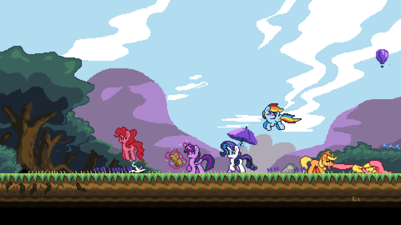#2147958 - safe, artist:bitassembly, applejack, cherry berry, derpy ...