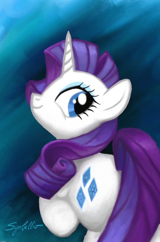 #2149569 - safe, artist:syncallio, rarity, pony, unicorn, g4, cute ...