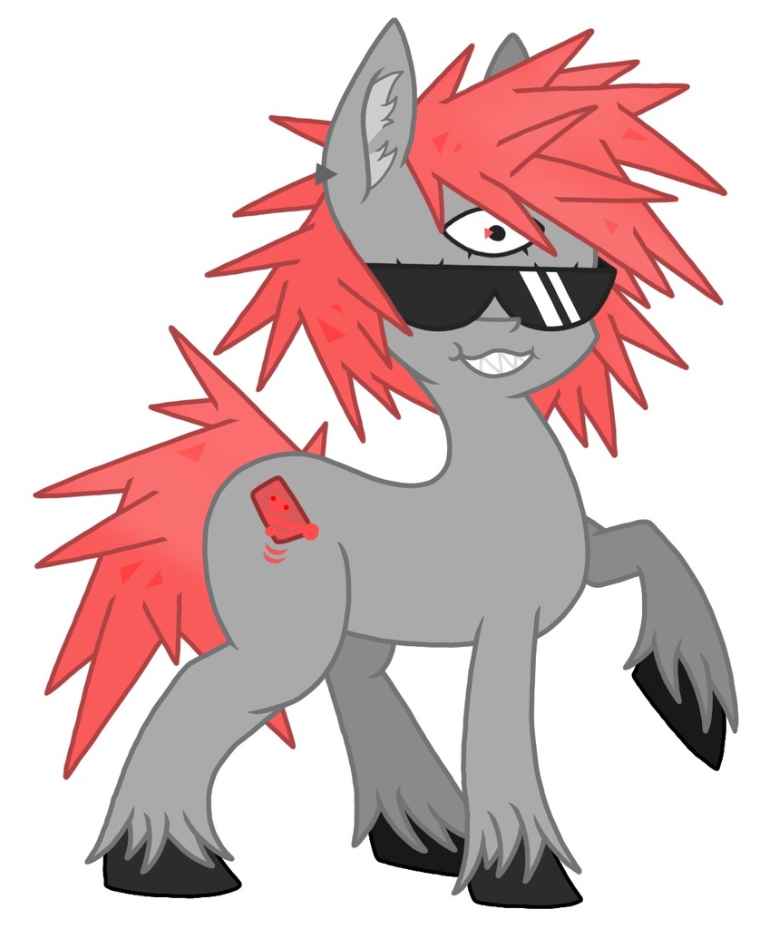 #2150736 - safe, artist:thundercrash, oc, cyclops, pony, female, mare ...