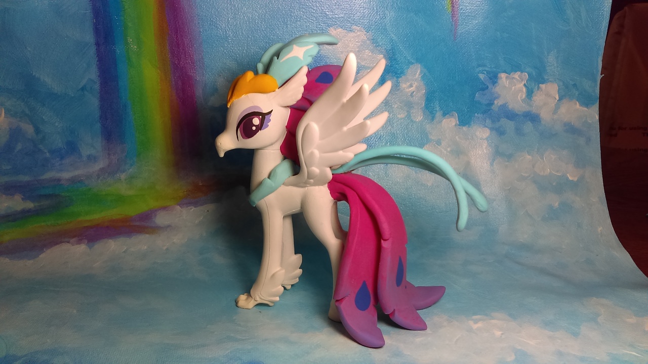 #2150853 - safe, artist:sanadaookmai, queen novo, classical hippogriff ...