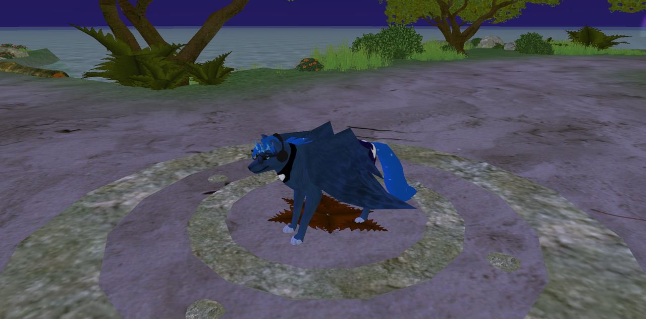 #2154366 - safe, artist:reindeer8888, princess luna, wolf, gamer luna ...