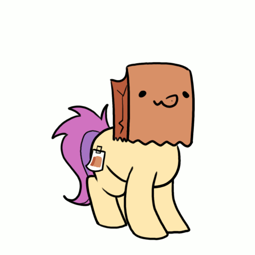 #2243459 - safe, artist:paperbagpony, oc, oc only, oc:paper bag, pony ...