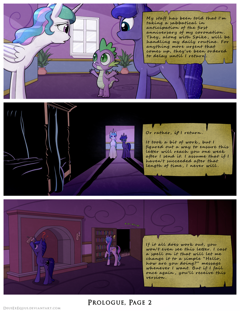 #2246812 - safe, artist:deusexequus, princess celestia, princess luna ...