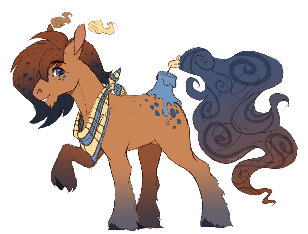 #2247954 - safe, artist:shady-bush, oc, oc only, oc:blueberry tart, original species, scented ...