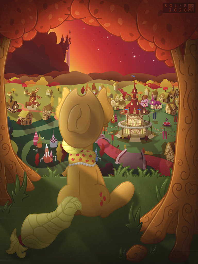 #2249246 - safe, alternate version, artist:sol-r, applejack, pony, the ...